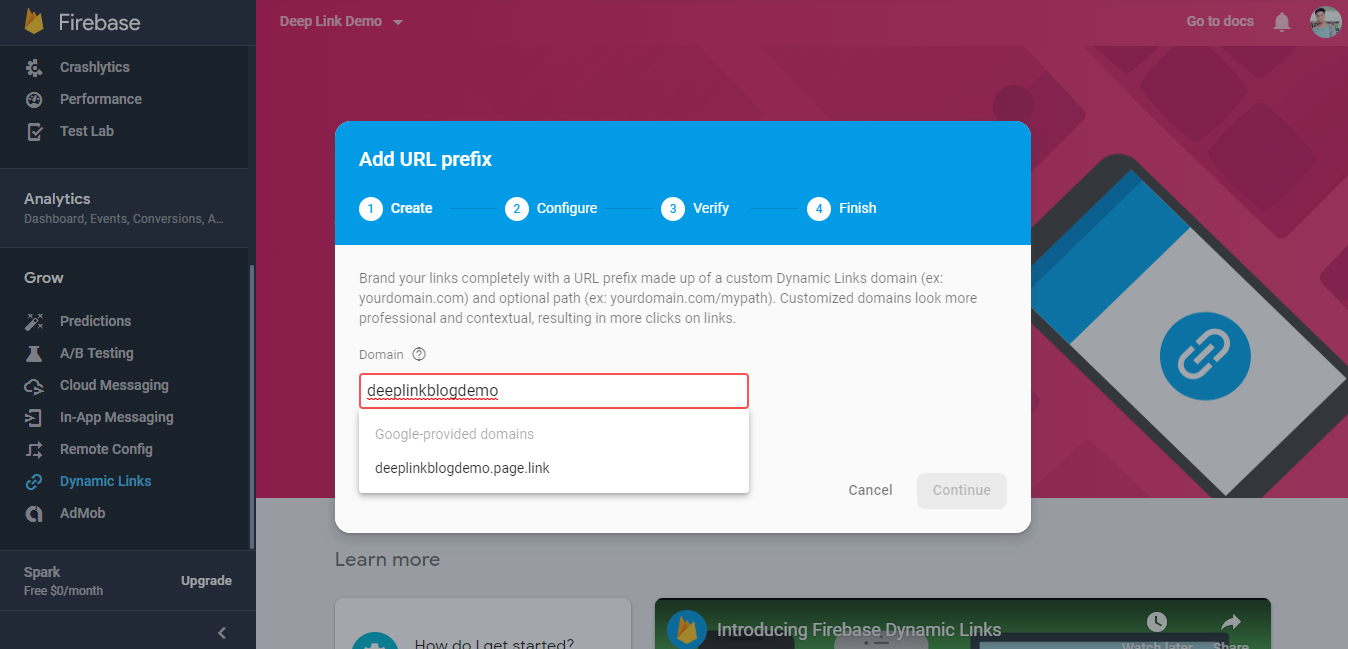 Testing Dynamic Links In React Native