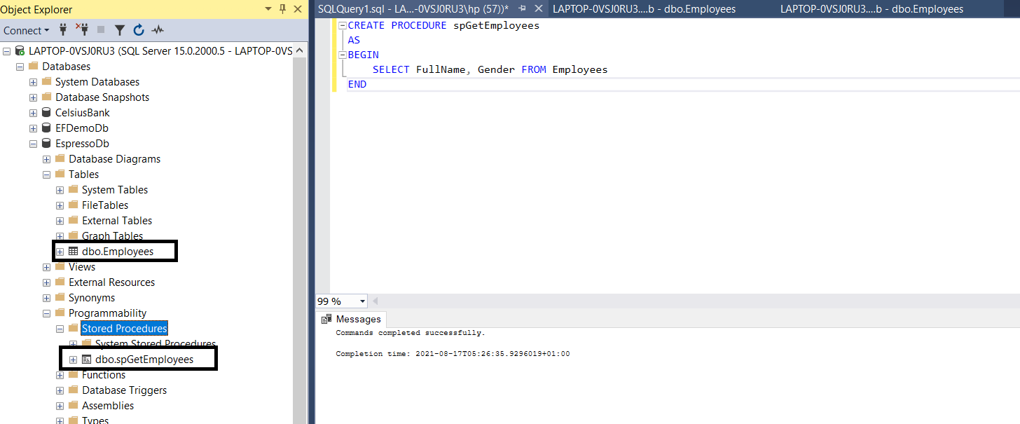 What Is Aspnet Stored Procedure 