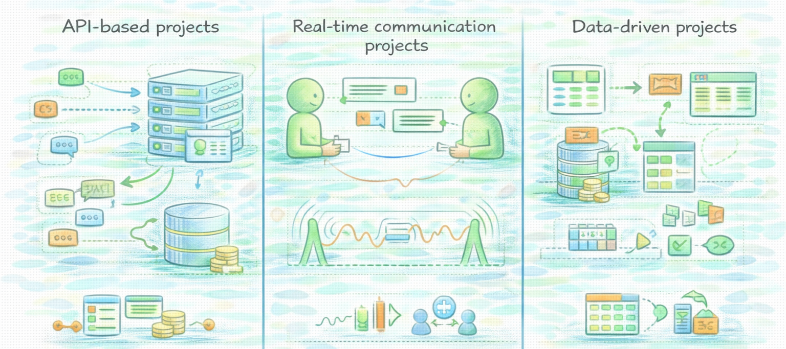 Popular Node.js projects to start building your backend skills