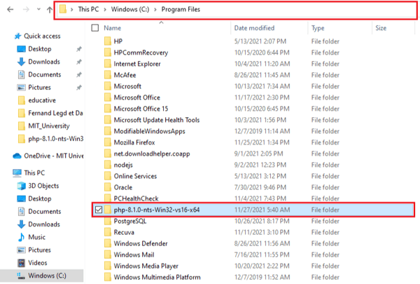 How to install PHP 8 on Windows