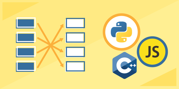 Best practices for reversing a string in JavaScript, C++ & Python