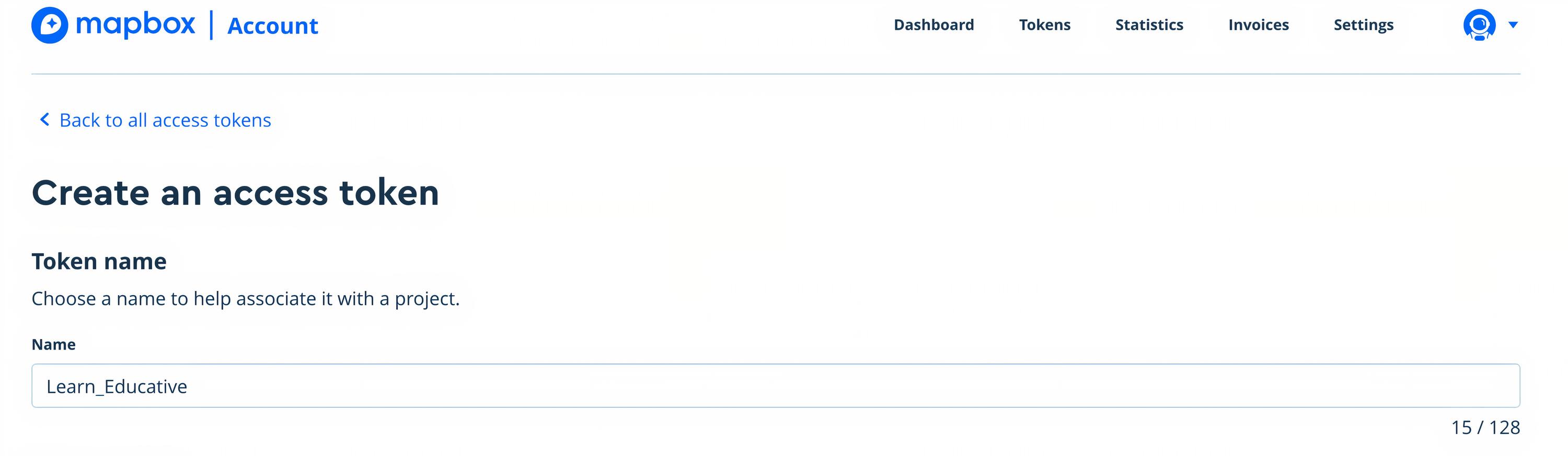 How to generate Mapbox access tokens