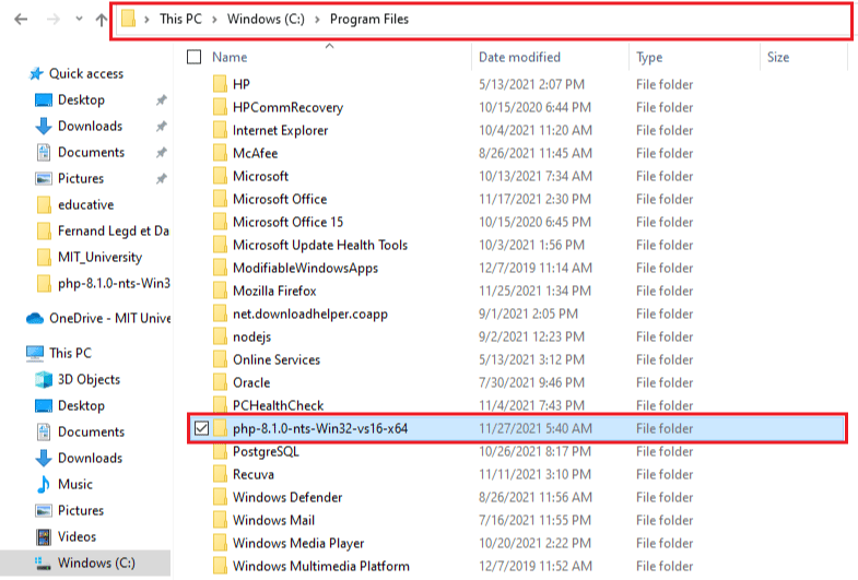How to install PHP 8 on Windows