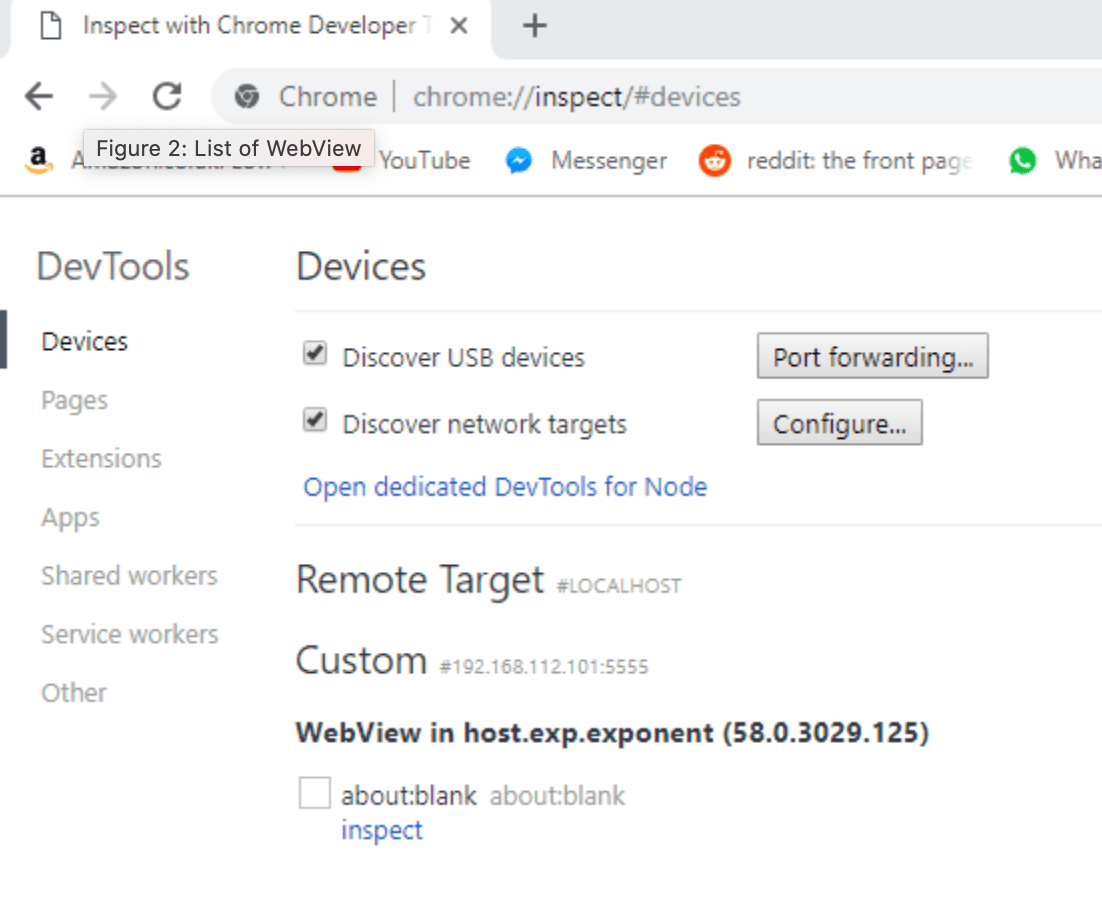 How to debug React Native WebView
