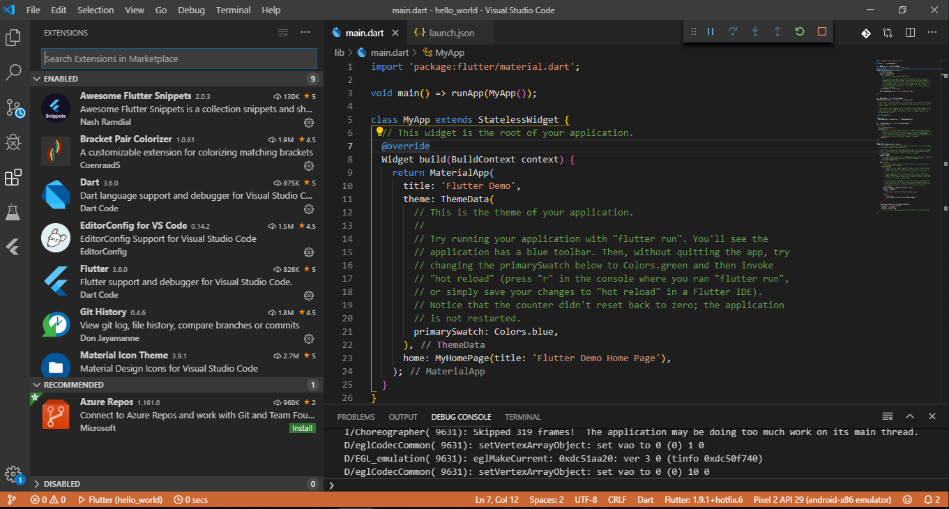 How to get started with Flutter