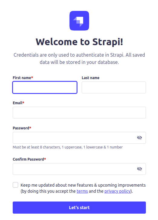 Create headless CMS with Strapi