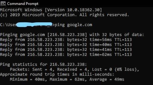 What is the PING command?