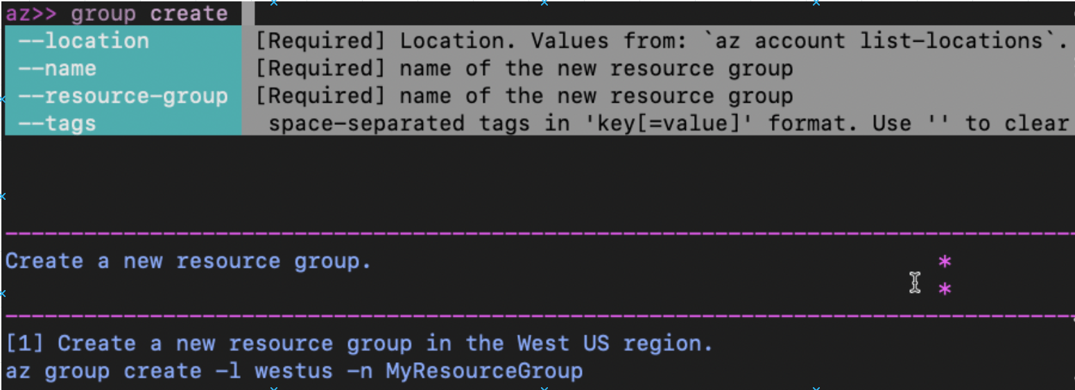 How to use Azure using the command line