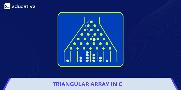Triangular array in C++